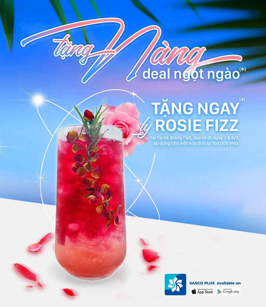 SASCO TẶNG NÀNG DEAL NGỌT NGÀO CHO 8/3 TRỌN NIỀM VUI - SASCO